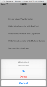 UIAlertController iOS 8 using Swift - Source Freeze