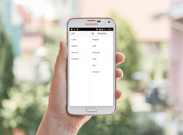 Ionic Side Menu Example Source Freeze